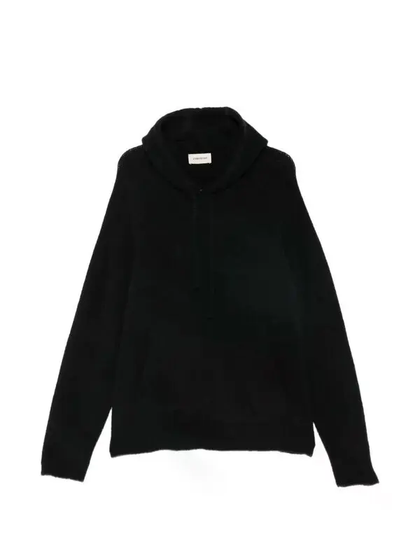 ATOMO FACTORY Drawstring Knitted Hoodie
