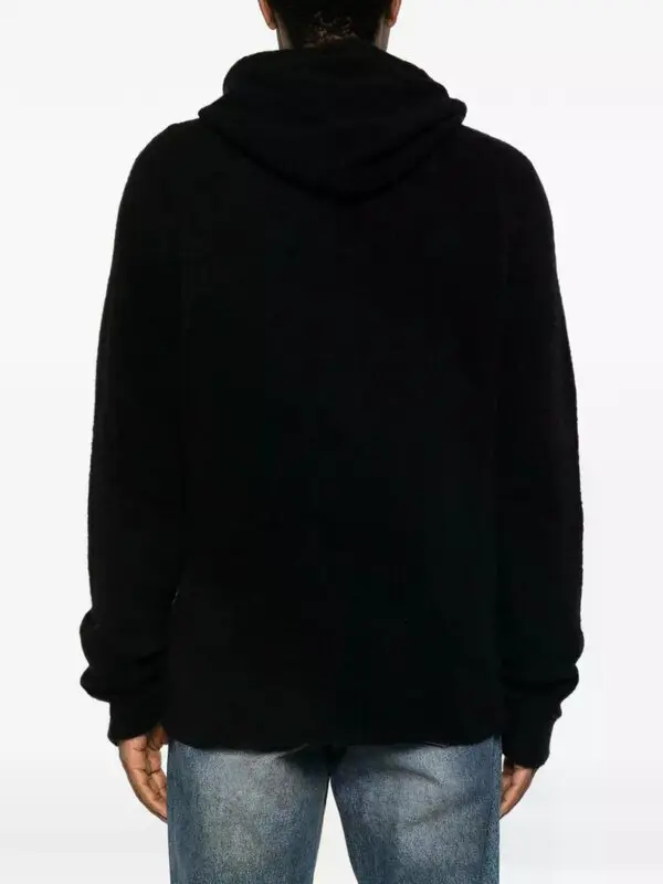 ATOMO FACTORY Drawstring Knitted Hoodie