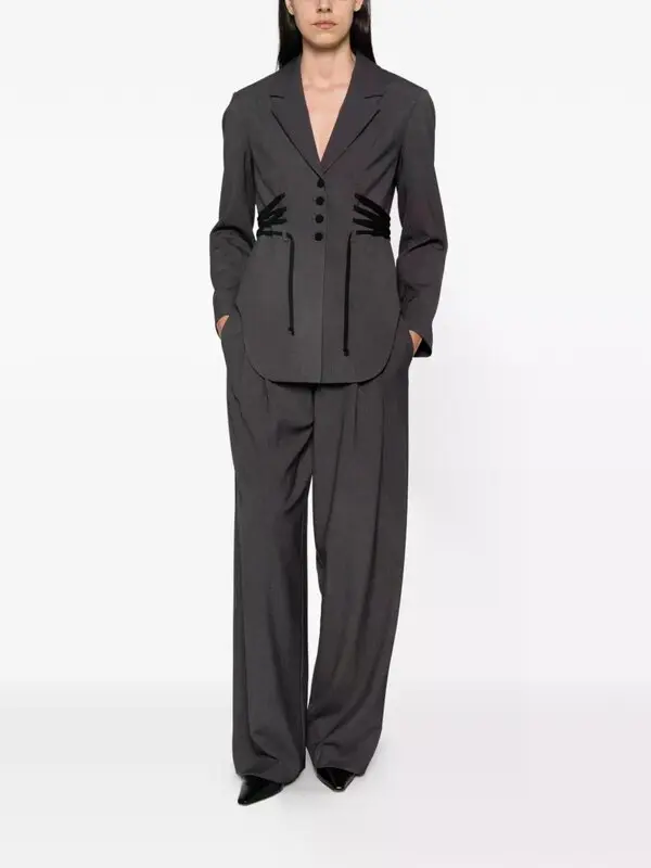 VICOLO Lace-up Blazer