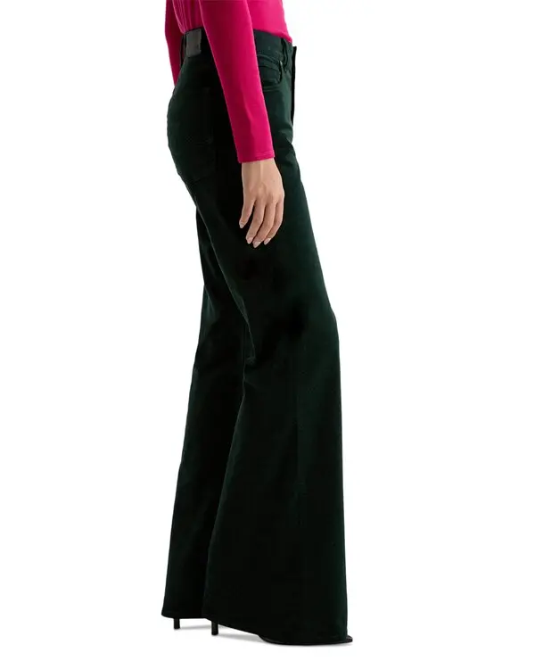 Ag Georgia Mid Rise Velvet Flare Jeans