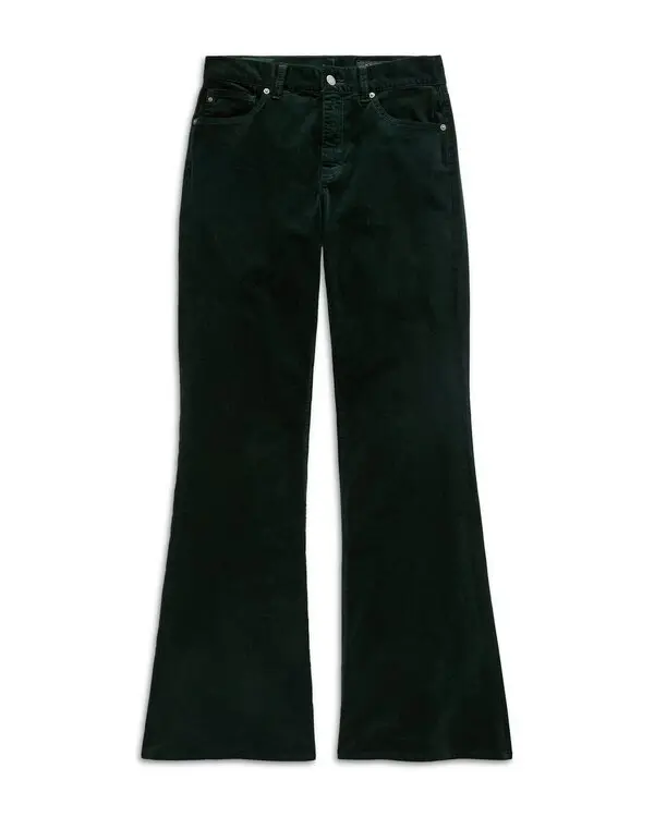 Ag Georgia Mid Rise Velvet Flare Jeans