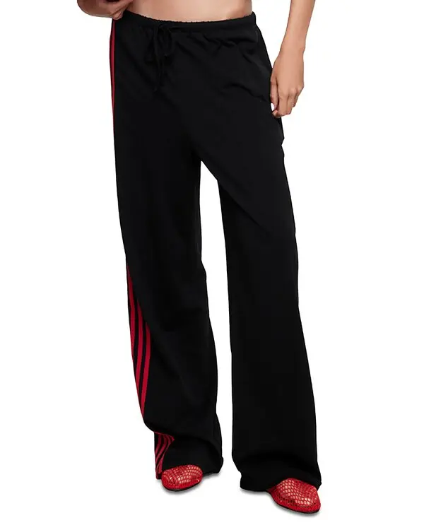 Lioness Bloom Cotton Wide Leg Pants - Ink