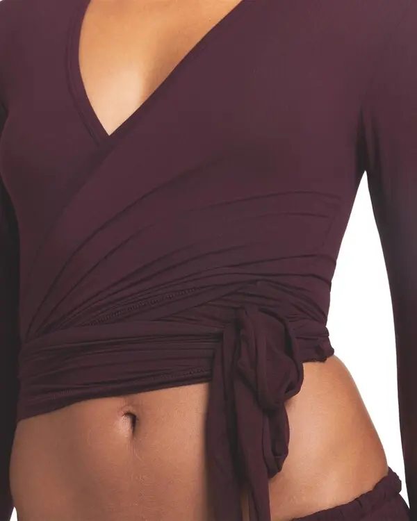 SKIMS Cloud Sleep Wrap Top