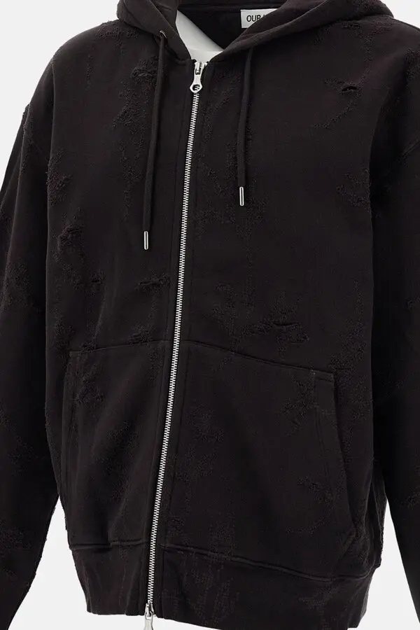 Our Legacy Felpa Con Capuccio Rascal Hood - Nero