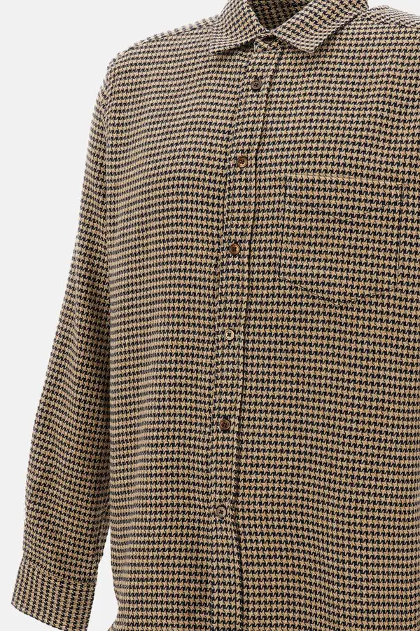 Portuguese Flannel Camicia Pied De Poule - Multicolore