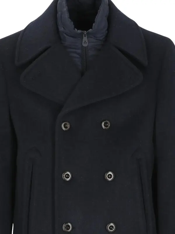 Peuterey Invern Wop 01 Double-breasted Layered Coat By