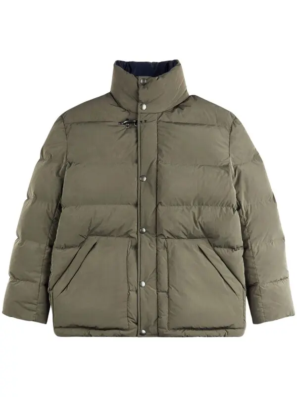 FAY Short Down Jacket In Frosted Poplin