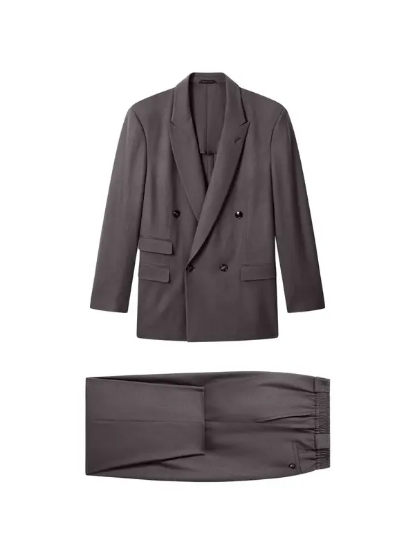Giorgio Armani Suit In Fluid Virgin Wool