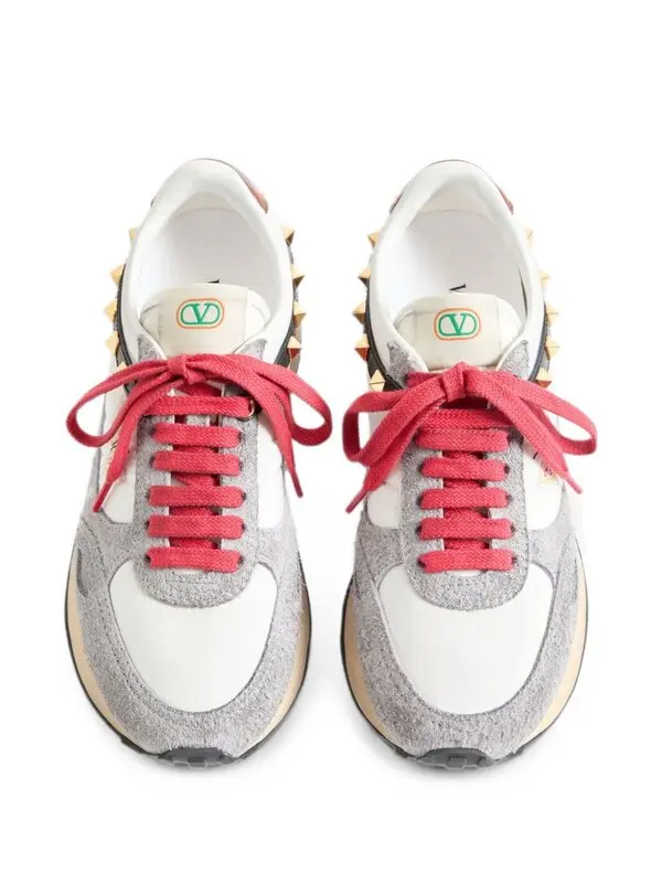 Valentino Garavani Stud Up Sneakers - Grey