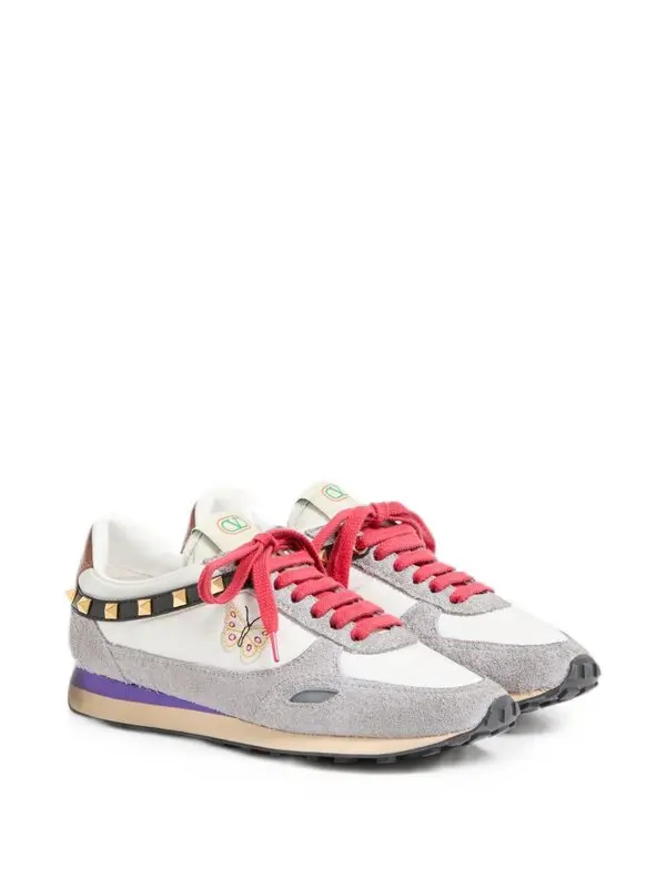 Valentino Garavani Stud Up Sneakers - Grey
