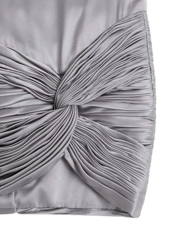 Valentino Garavani Draped Satin Skirt