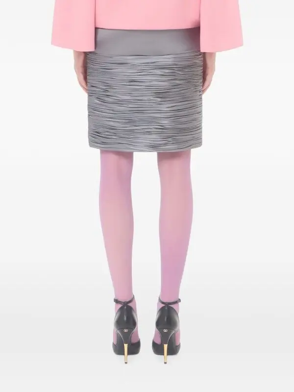 Valentino Garavani Draped Satin Skirt