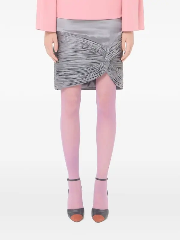 Valentino Garavani Draped Satin Skirt
