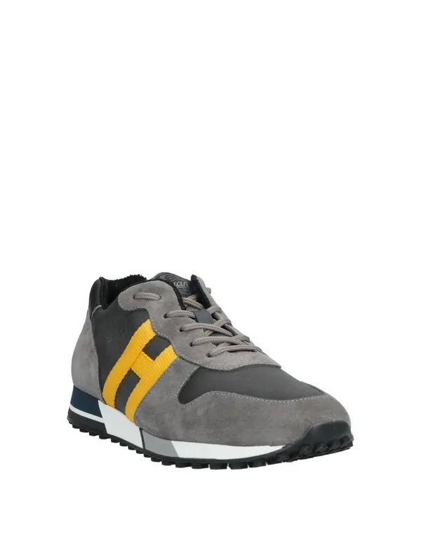 Hogan Sneakers Size Soft Leather, Textile Fibers