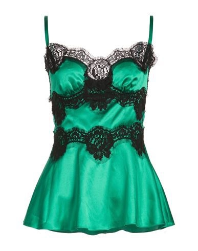 Dolce & Gabbana Top Size Silk, Cotton, Elastane, Polyamide - Emerald Green