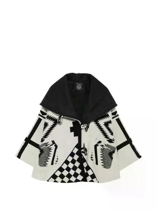 Lindsey Thornburg Los Ojos Hooded Cloak - Neutrals