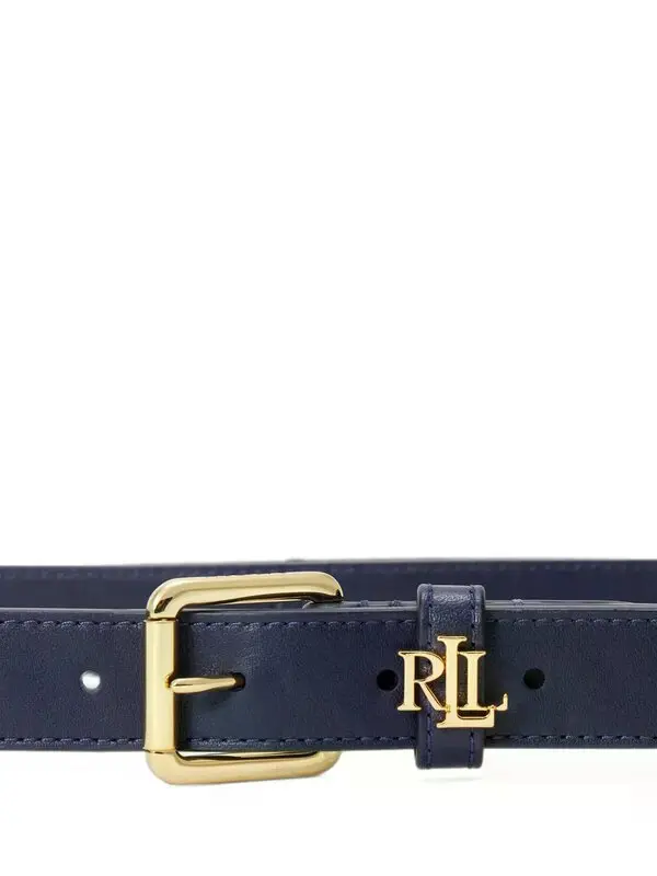 Ralph Lauren Logo-plaque Leather Belt