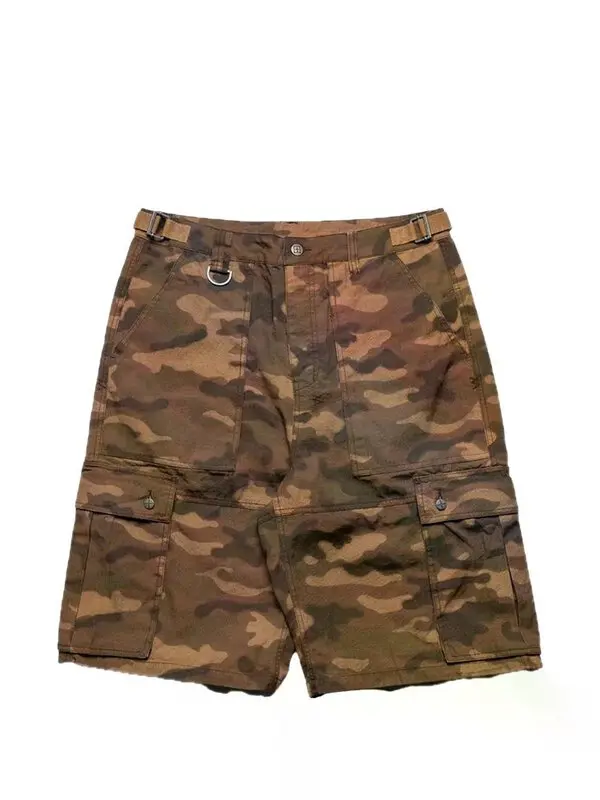 Ksubi Troop Camouflage-print Cargo Shorts - Brown