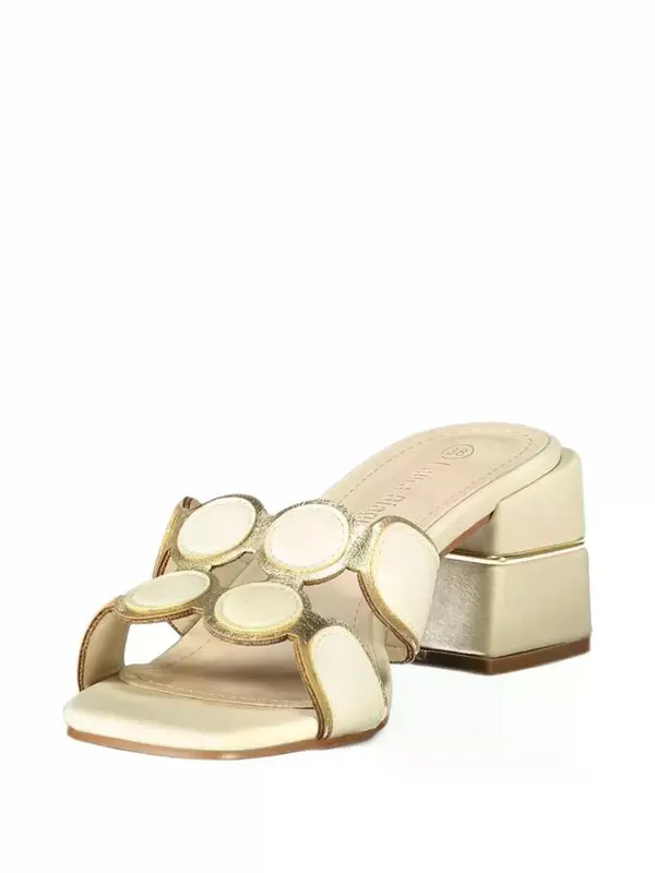 LAURA BIAGIOTTI Embellished Block-heel Sandals