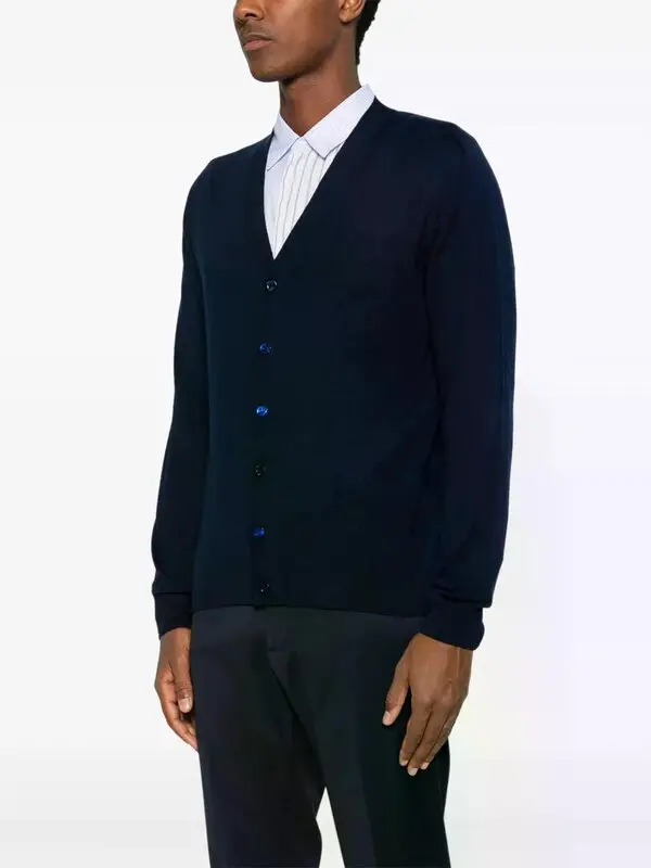 Canali Button-up Wool Cardigan