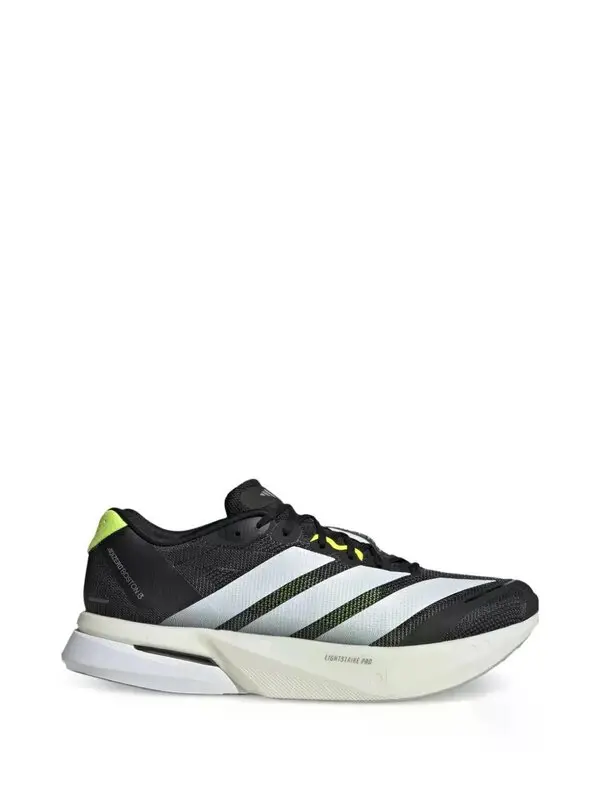 Adidas Adizero Boston Lace-up Sneakers - Black