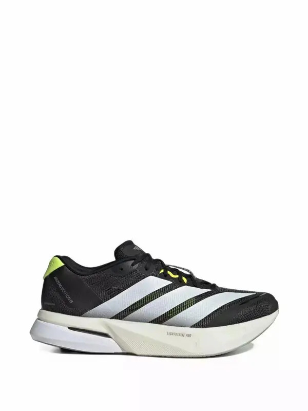 Adidas Adizero Boston Lace-up Sneakers - Black