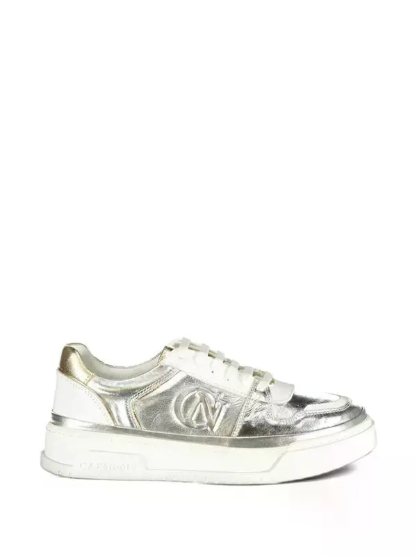 CAFÈNOIR Metallic Leather Sneakers