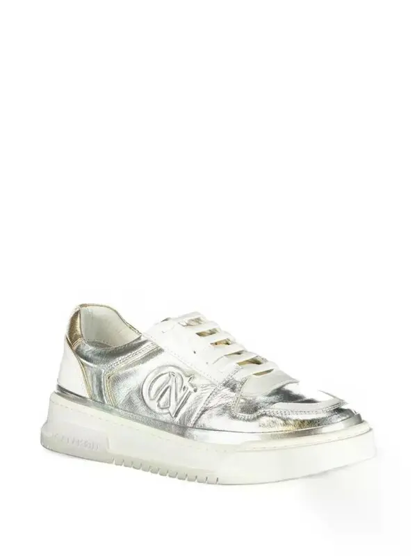 CAFÈNOIR Metallic Leather Sneakers