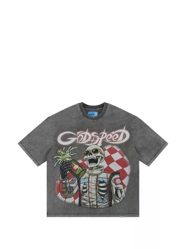 GODSPEED Winners Graphic-print Washed T-shirt