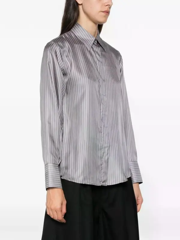 ARCHIVIO '67 Vertical-stripe Long-sleeve Shirt