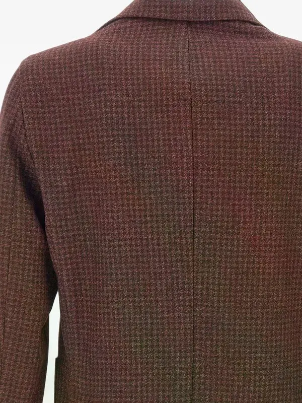 BARBA NAPOLI Easy J Mono Houndstooth Blazer