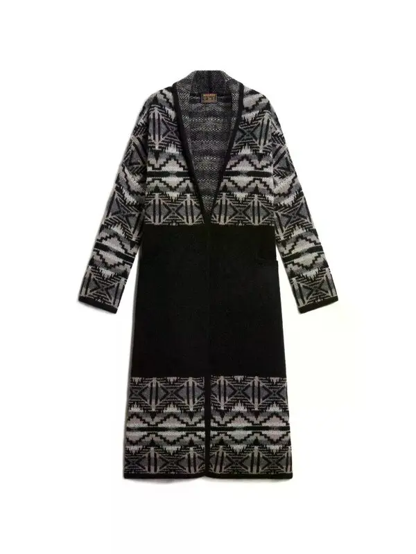Woolrich Fair Isle Longline Cardigan