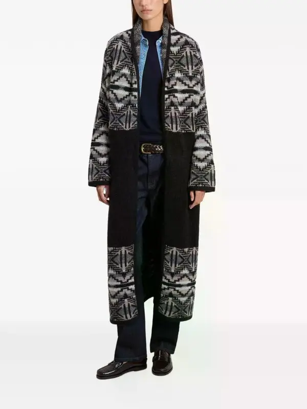 Woolrich Fair Isle Longline Cardigan