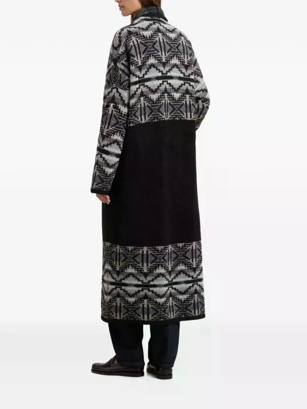Woolrich Fair Isle Longline Cardigan