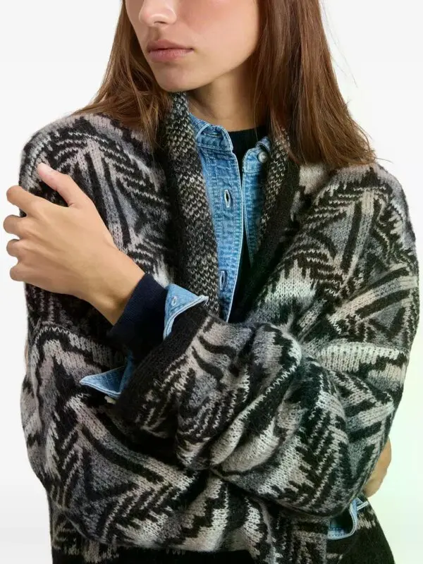 Woolrich Fair Isle Longline Cardigan