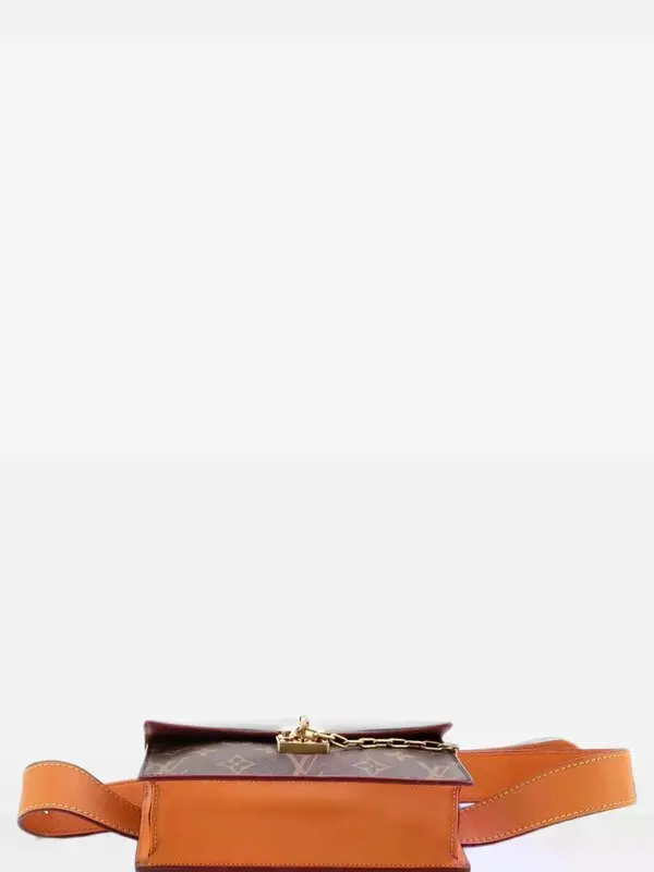 LOUIS VUITTON S Lock Pouch Monogram Canvas Belt Bag