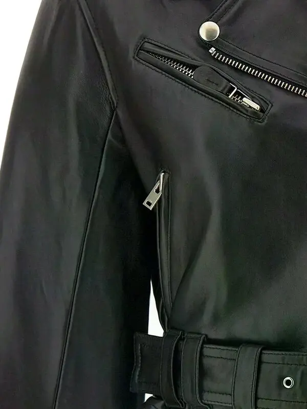 IRO PARIS Georgia Leather Biker Jacket