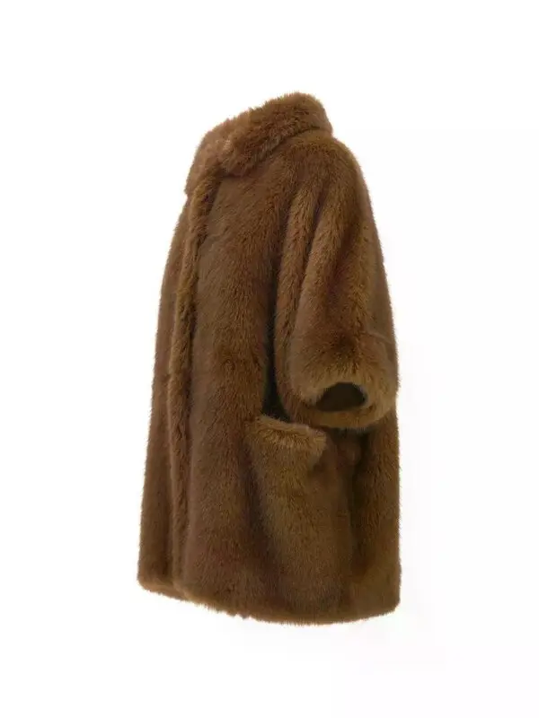 BB COUTURE Farrah Faux-fur Coat - Brown