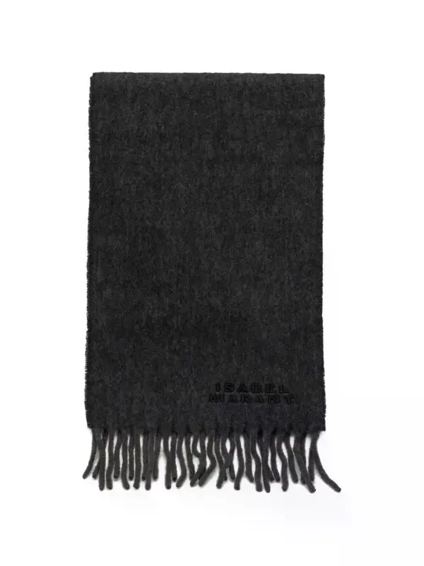 Isabel Marant Étoile Firny Fringed Scarf - Grey