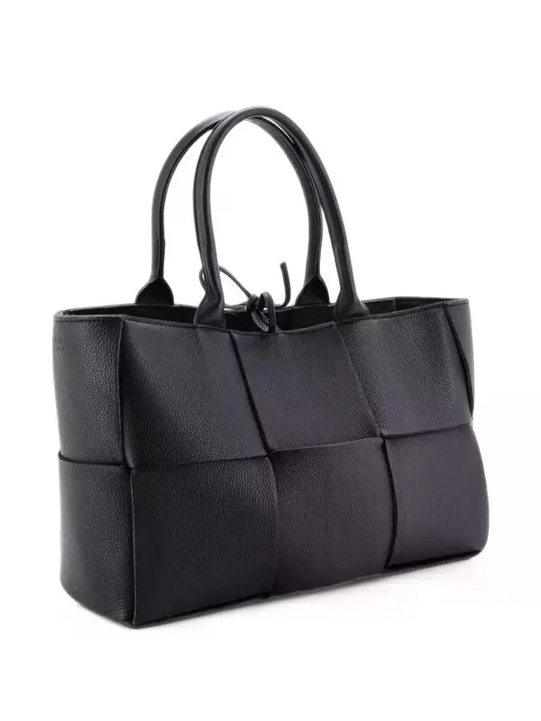 Bottega Veneta Arco Maxi Intrecciato Leather Small Tote Bag