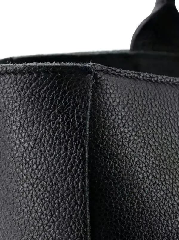 Bottega Veneta Arco Maxi Intrecciato Leather Small Tote Bag - Black