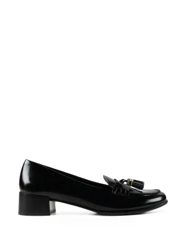 Tory Burch Tassel-detail Leather Loafers - Black