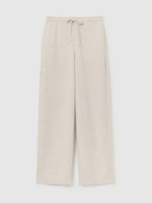 REISS Hattie Cotton-blend Wide-leg Drawstring Joggers