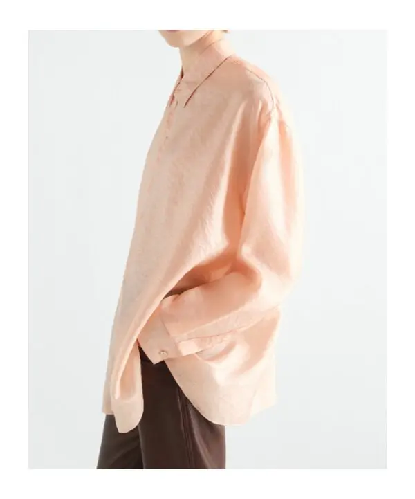 LEMAIRE Drape Shirt In Shiny Cupro