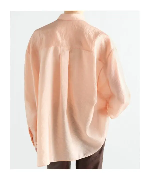 LEMAIRE Drape Shirt In Shiny Cupro