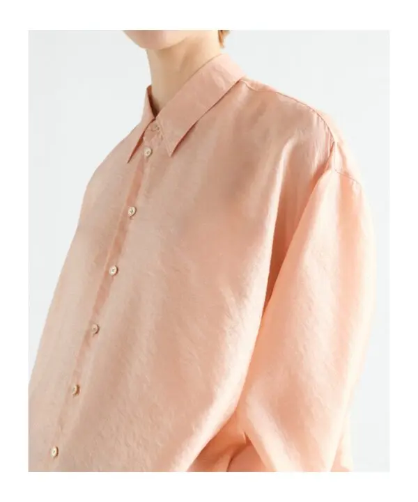 LEMAIRE Drape Shirt In Shiny Cupro