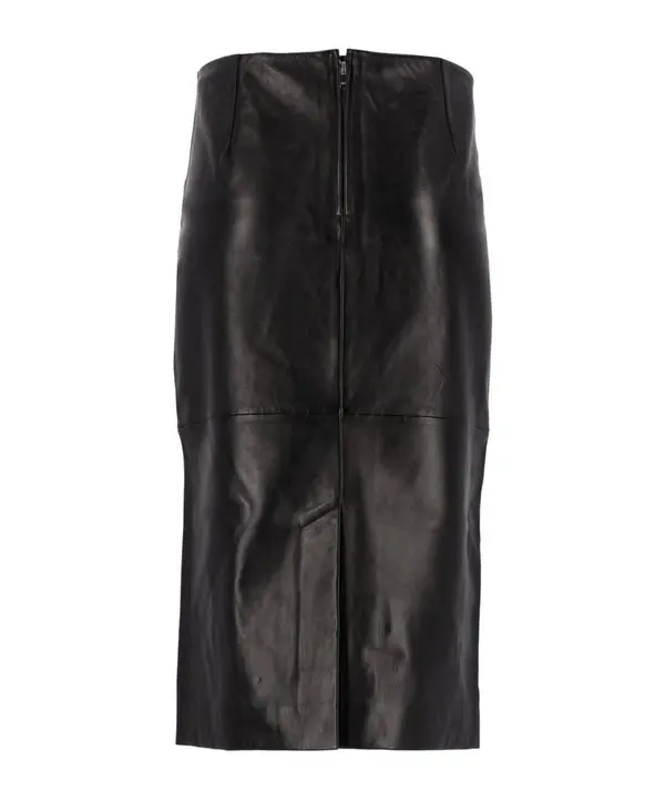 Isabel Marant Étoile Tuline Leather Midi Skirt