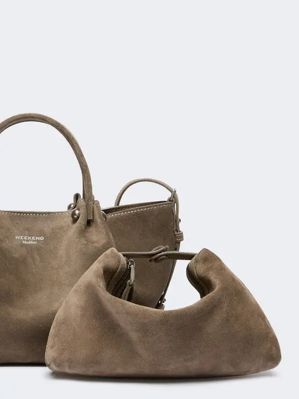 Max Mara Small Suede Tote Bag