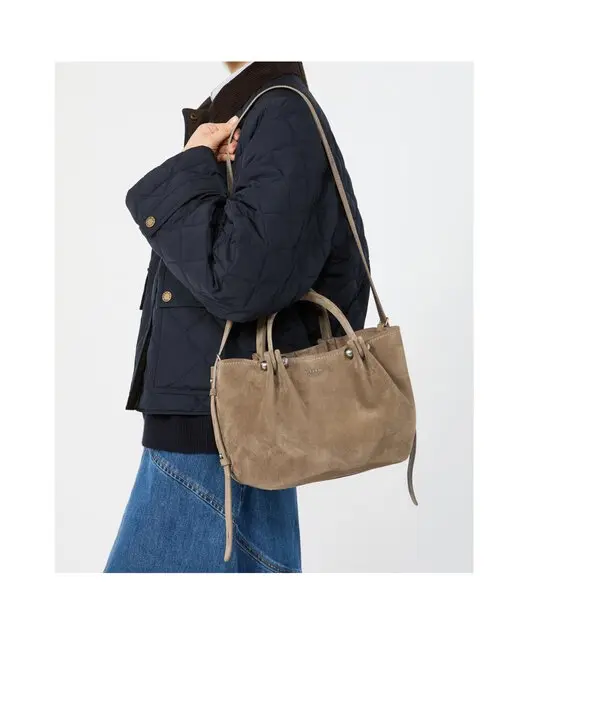 Max Mara Small Suede Tote Bag