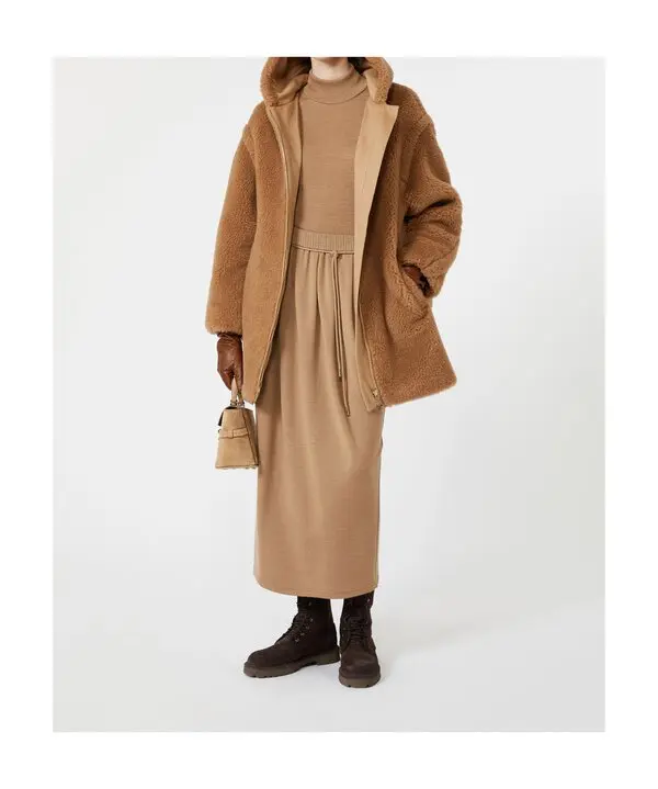 Max Mara Teddy Fabric Coat